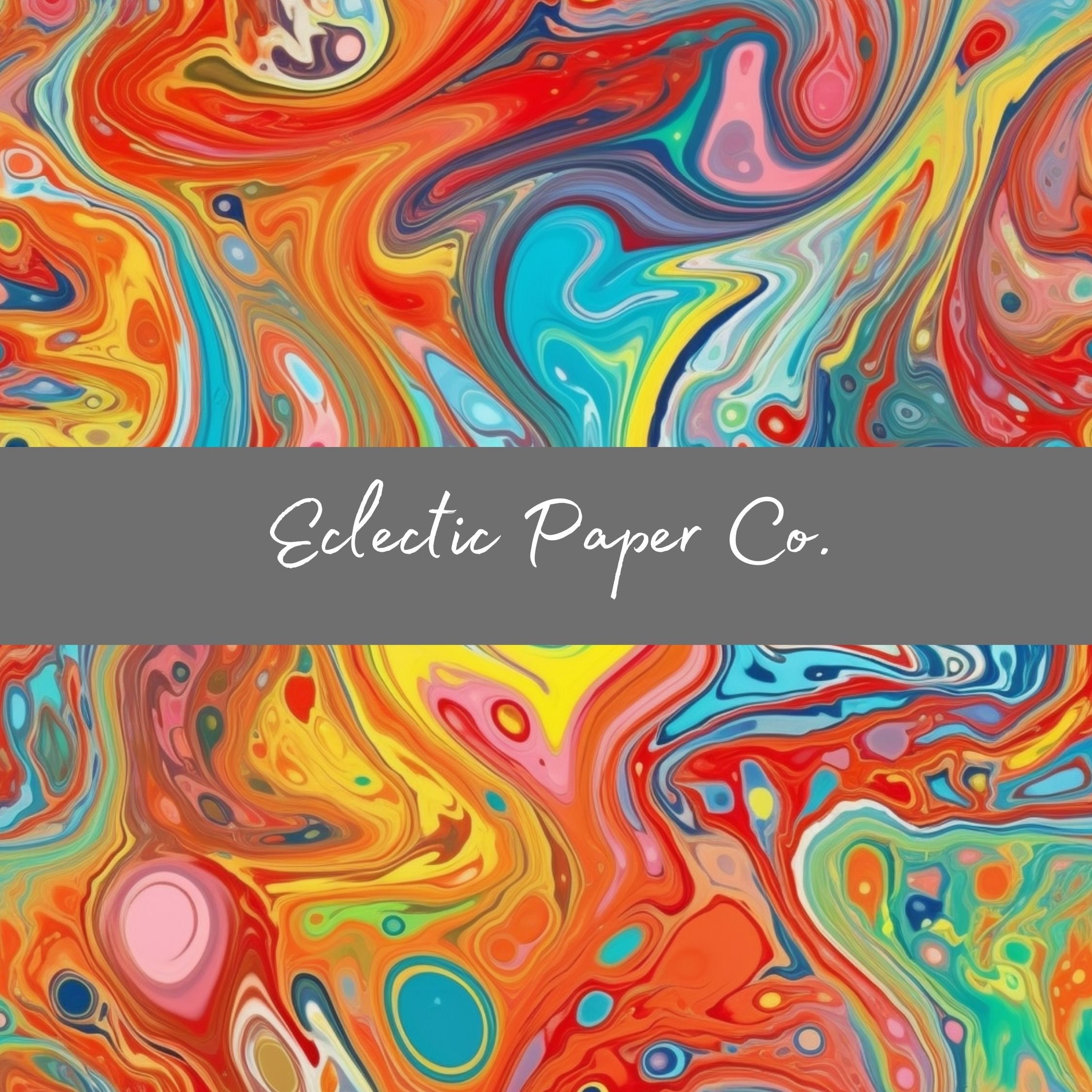 Rainbow Swirls Digital Paper Pack Seamless Paper for Scrapbooking and ...