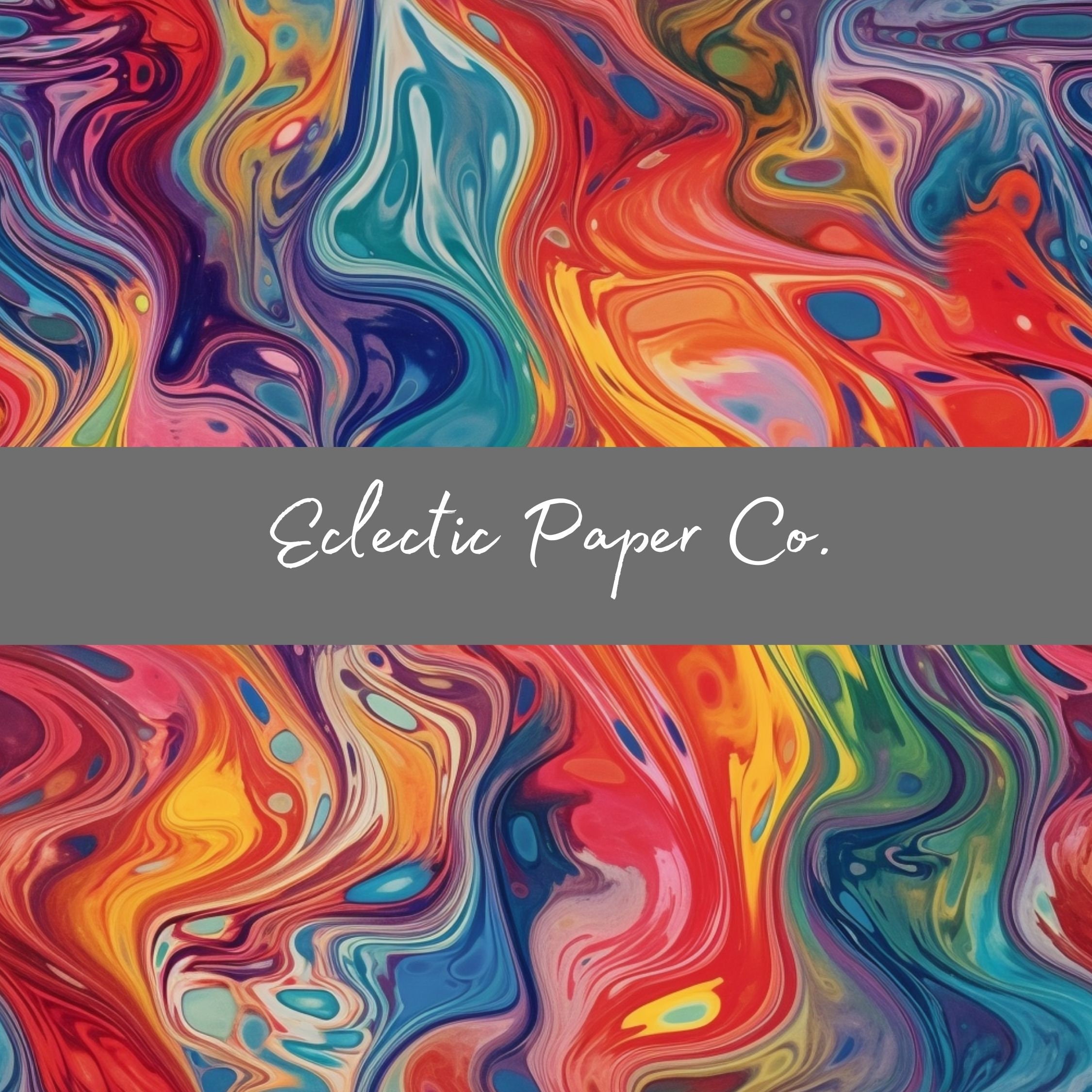 Rainbow Swirls Digital Paper Pack Seamless Paper for Scrapbooking and ...