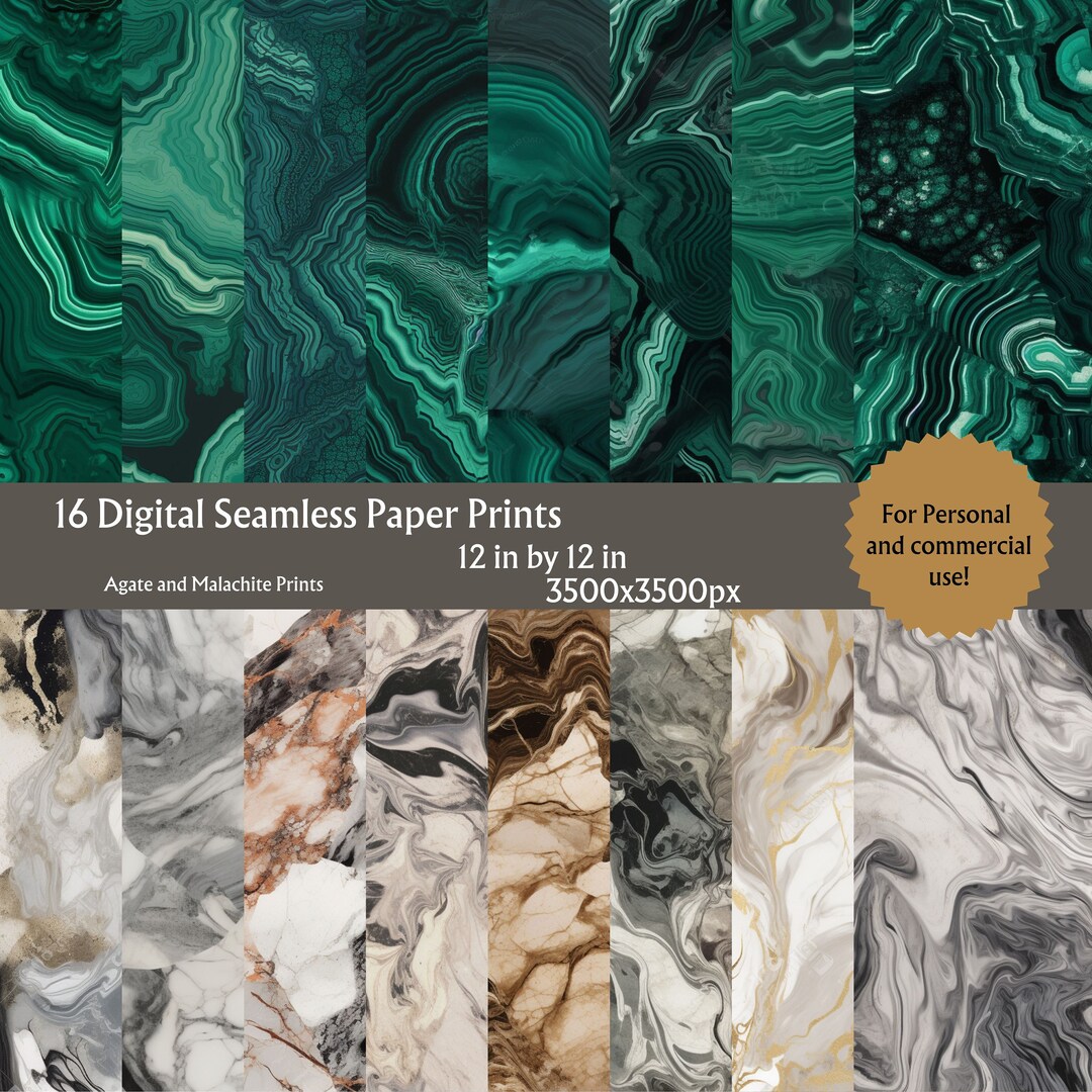 16 Natural Stone Digital Paper Prints - Seamless! - Etsy