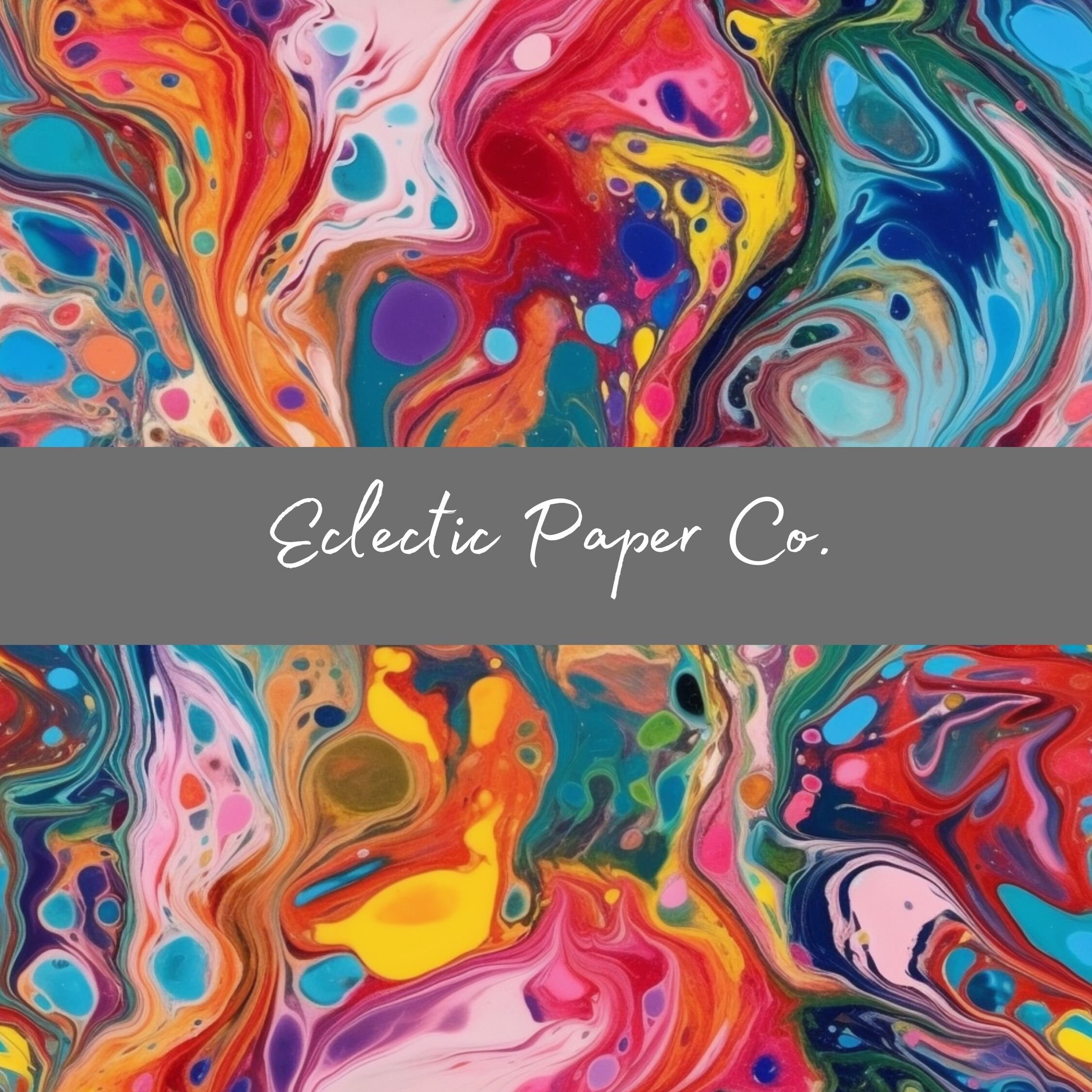 Rainbow Swirls Digital Paper Pack Seamless Paper for Scrapbooking and ...