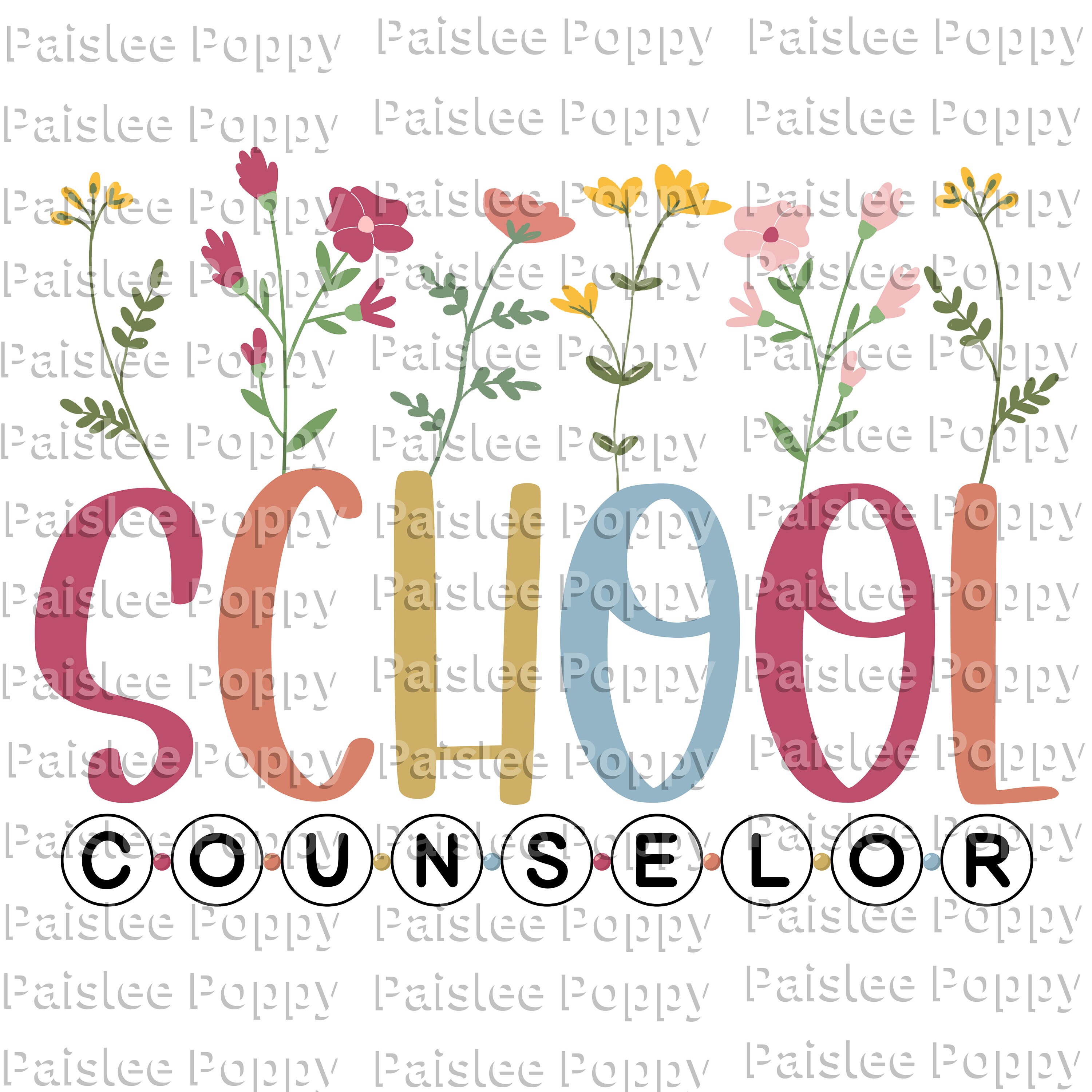 School Counselor PNG Digital Download for T Shirt and Sublimation ...
