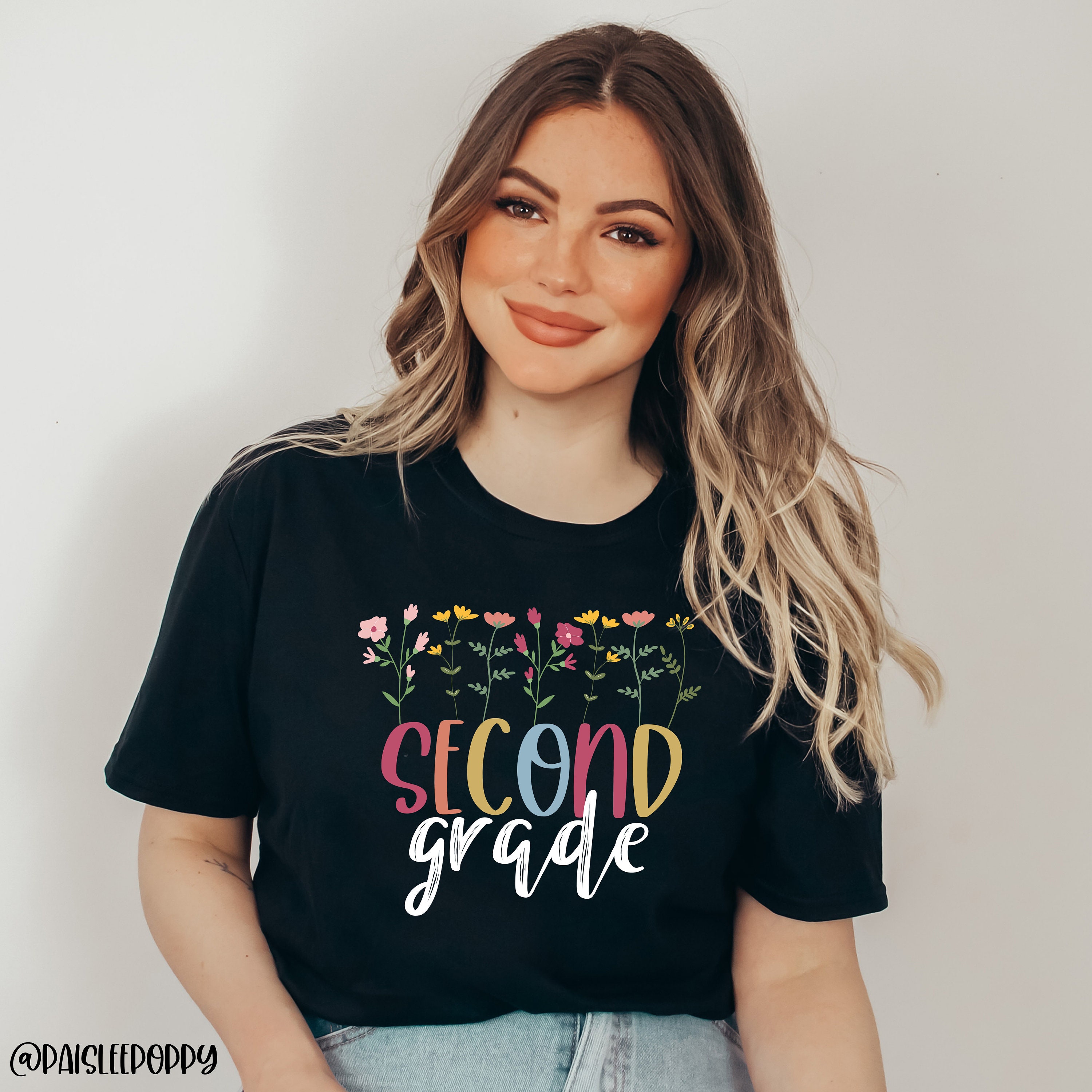 Second Grade PNG Digital Download Teacher PNG T Shirt Sublimation ...