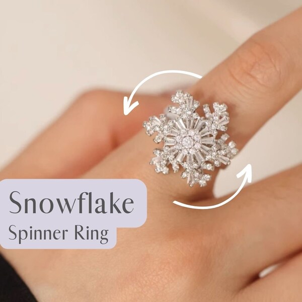 Snowflake Ring - Etsy