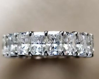 Radiant Cut Diamond Band, Radiant Diamond Band, Diamond Eternity Band ...