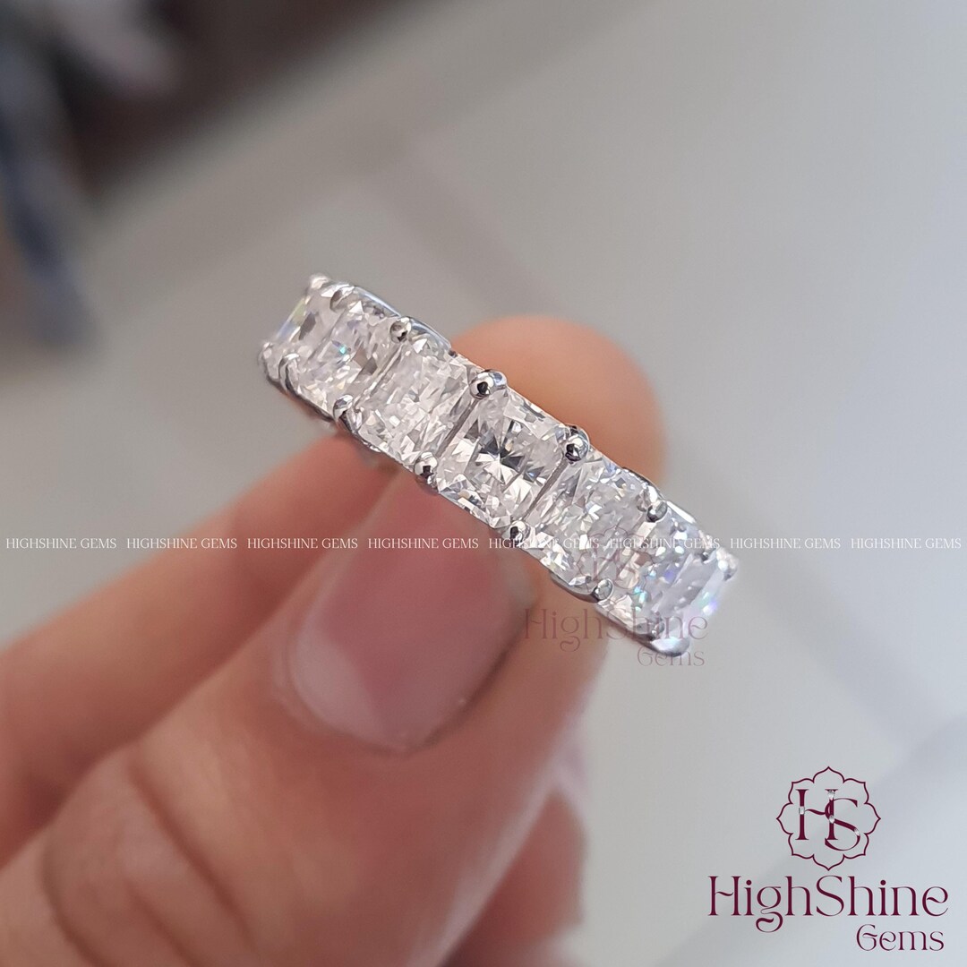 Radiant Cut Diamond Band, Radiant Diamond Band, Diamond Eternity Band ...