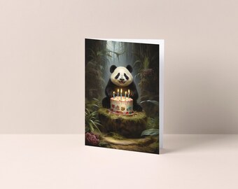 Napping Red Panda Birthday Card - Etsy