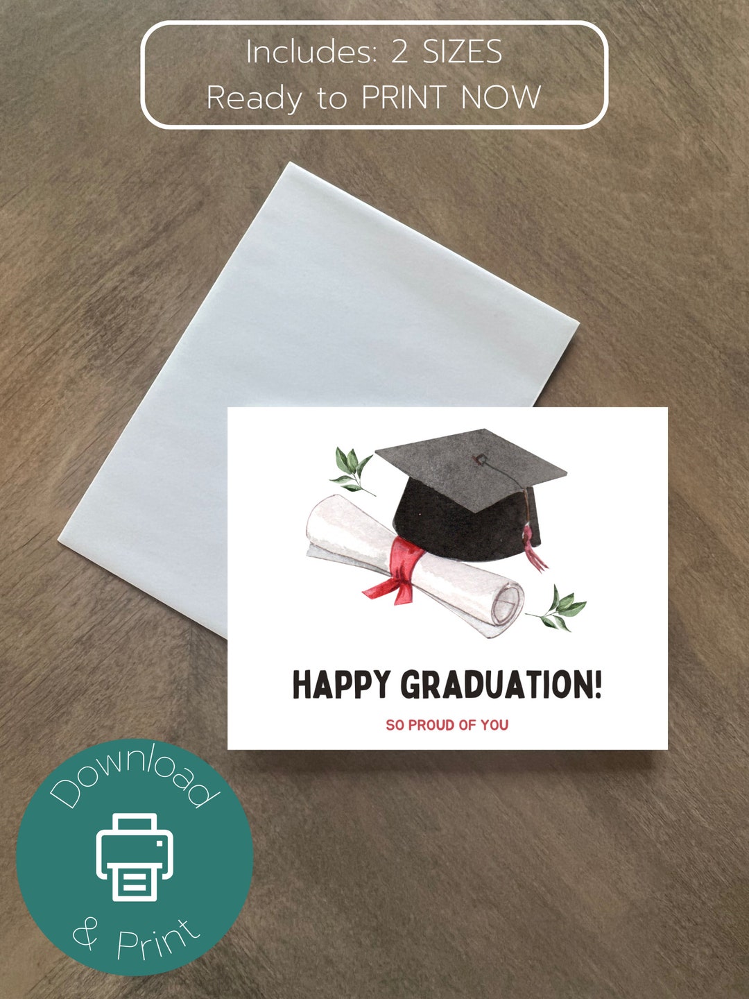 Graduation / Congratulations Grad / Congrats / Printable Card / Instant ...