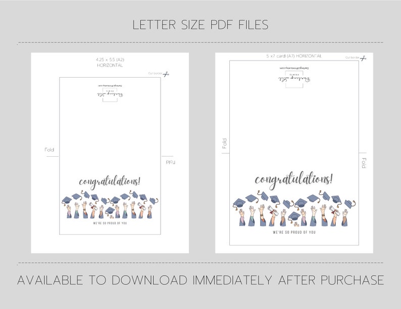 Graduation / Congratulations Grad / Congrats / Printable Card / Instant ...