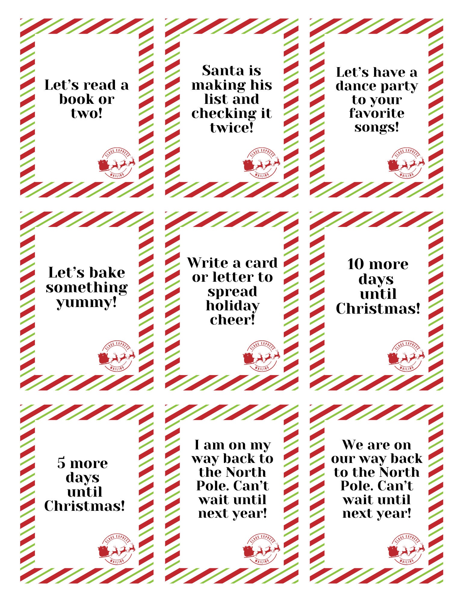 Printable Elf Notes / Elf Activities / Elf and Elves Arrival / Elf and ...