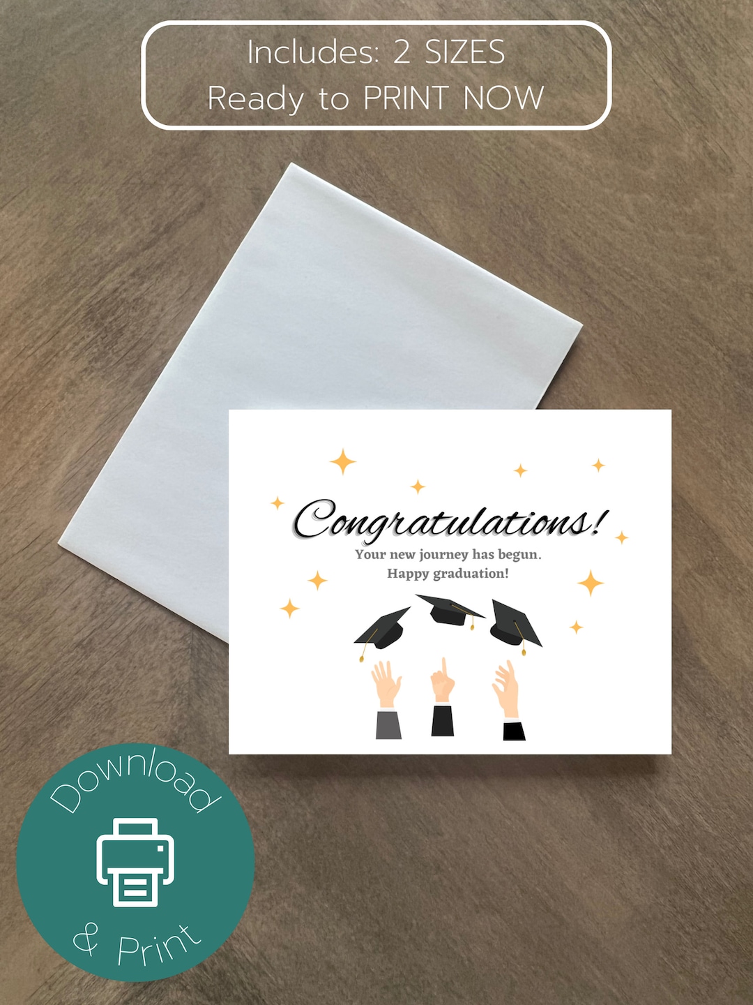 Graduation / Congratulations Grad / Congrats / Printable Card / Instant ...