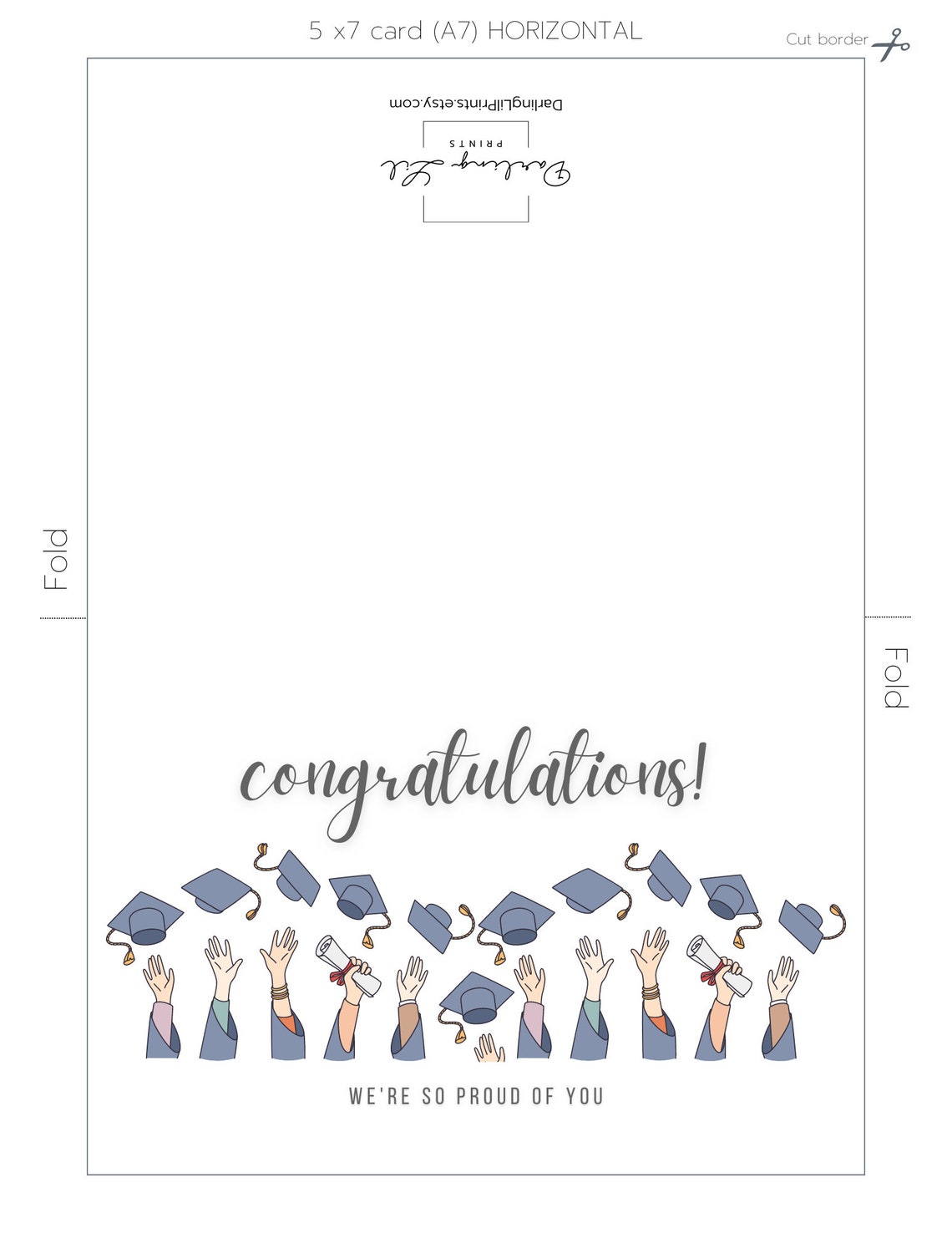Graduation / Congratulations Grad / Congrats / Printable Card / Instant ...
