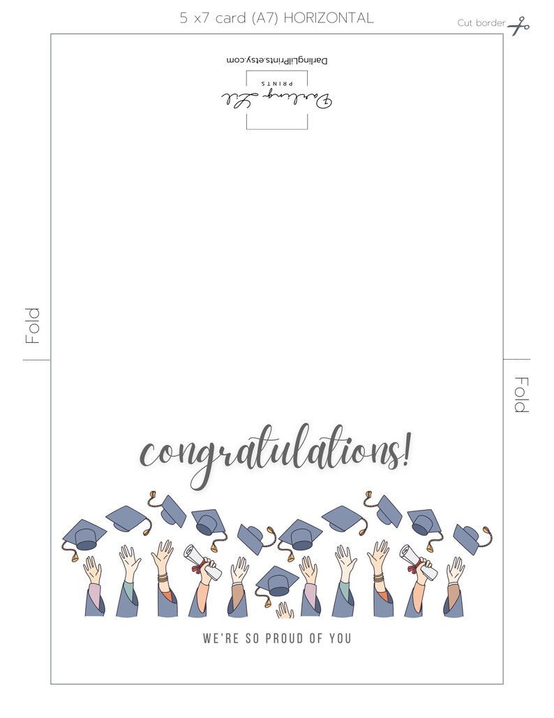 Graduation / Congratulations Grad / Congrats / Printable Card / Instant ...