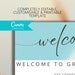 Church Welcome Card, New People Connection Card, Canva Template ...