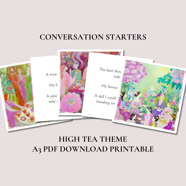 High Tea Game - Etsy