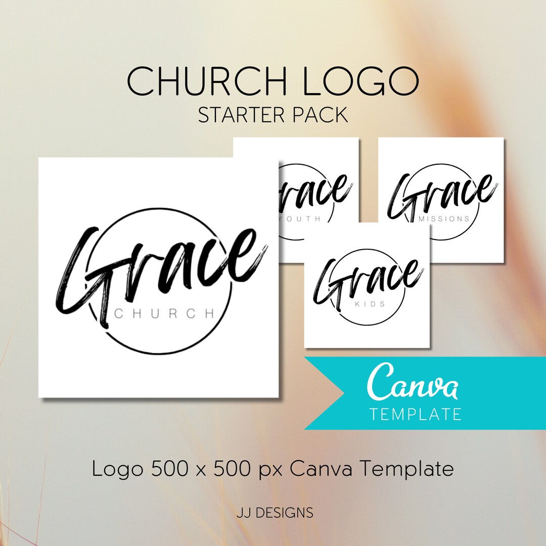 Church Logo, Starter Pack, New Church Plant Logo, Canva Template ...