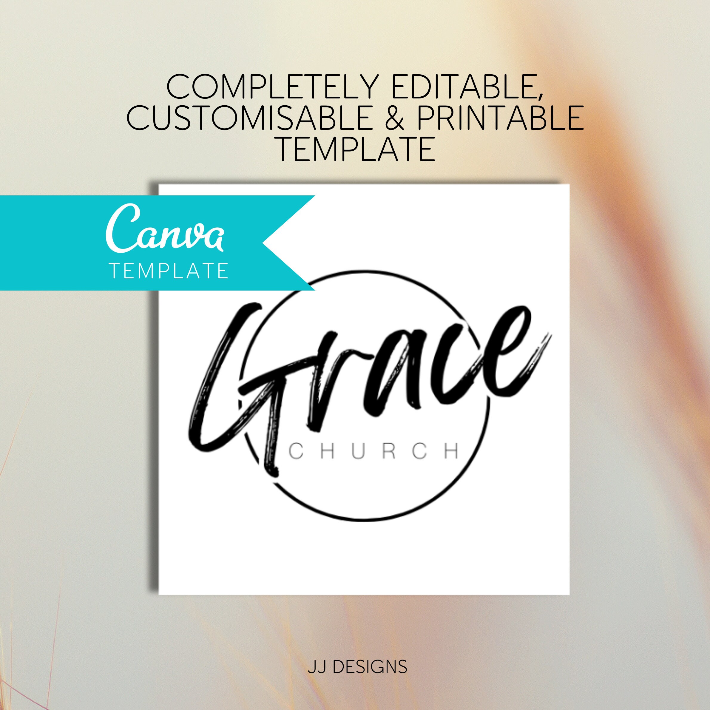 Church Logo, Starter Pack, New Church Plant Logo, Canva Template ...