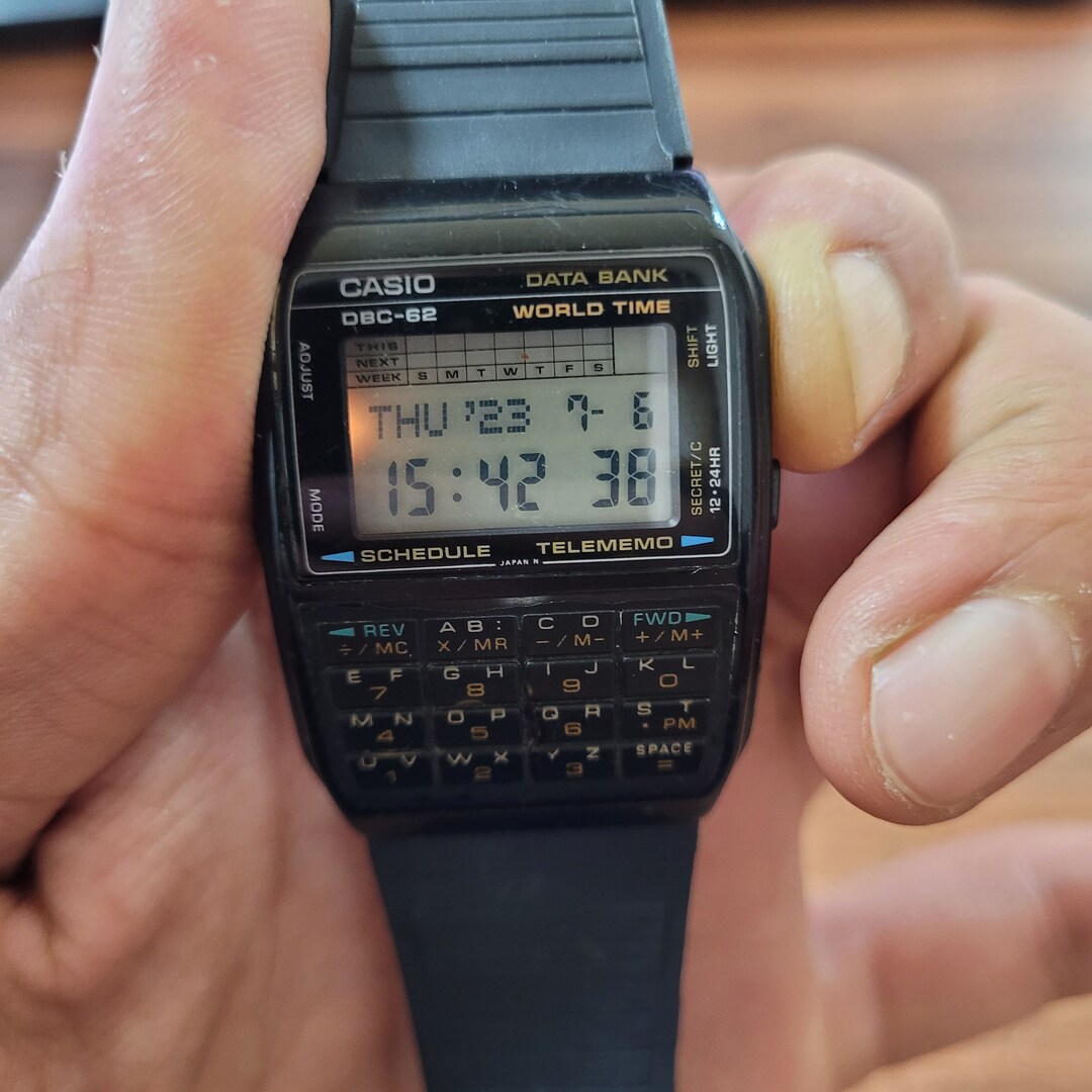 Rare Casio Databank model: DBC-62 - Etsy