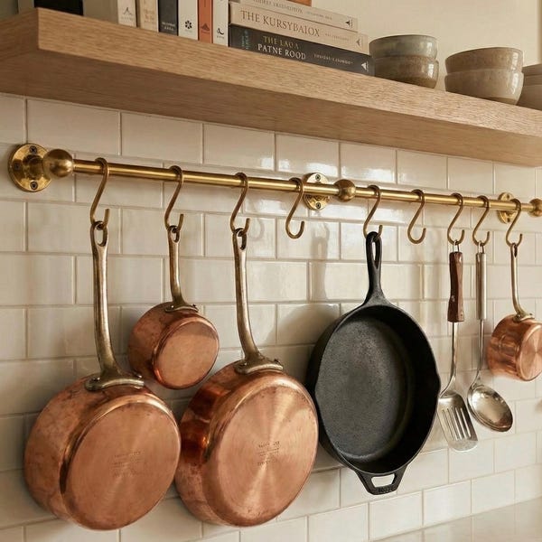 Copper Pan Rail - Etsy
