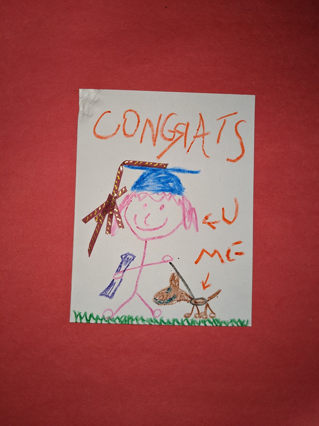CUSTOM Graduation Congrats Grad Card From the Dog - Etsy