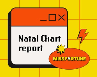 In Depth Natal Chart Report - Etsy