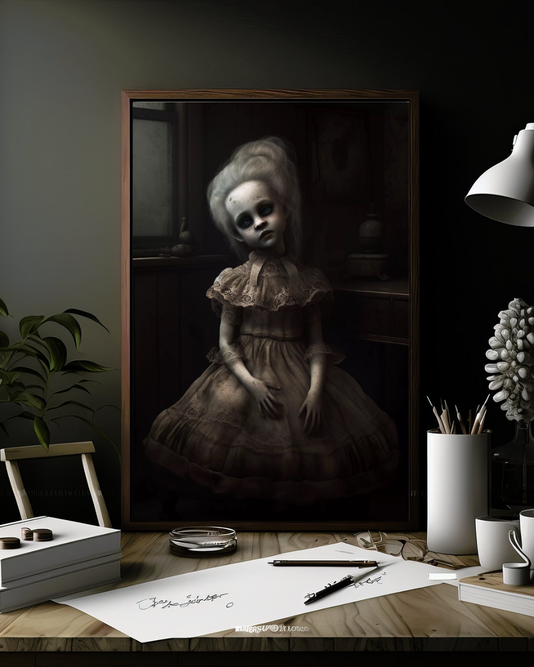 The Haunted Doll Cursed Digital Art Printable Creepy - Etsy
