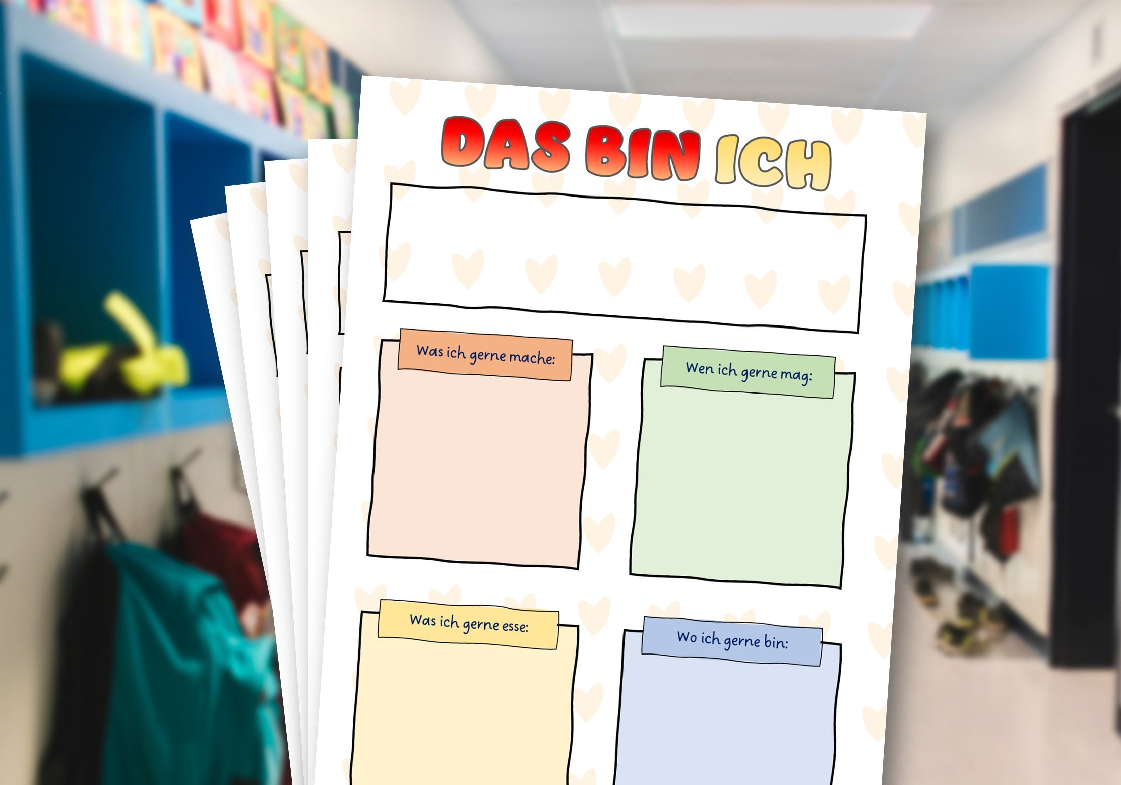 Steckbrief-Vorlage für Word (und andere) - DIN A4 - Zwei Varianten ...