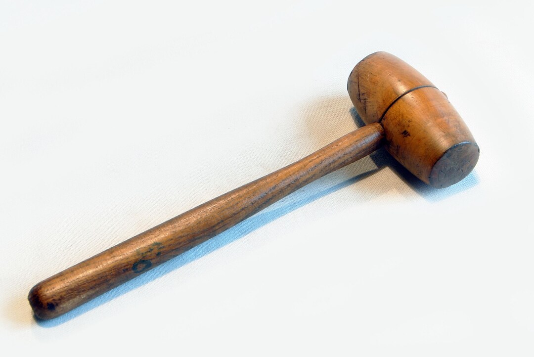 Vintage Wooden Mallet, Good General Condition. - Etsy