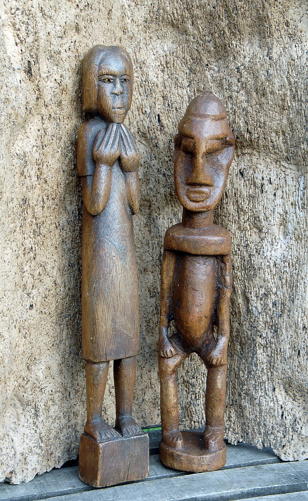 African Wooden Statues, Woman and Man. may Be Sold Separately. - Etsy