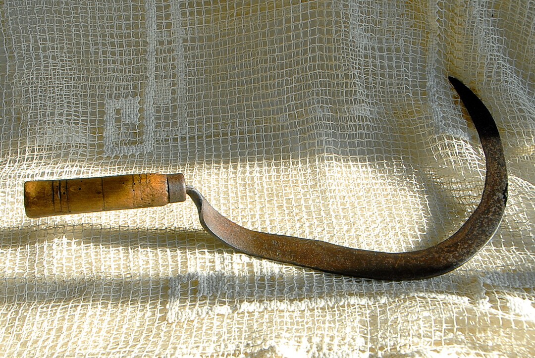 Angled Grass Sickle, Mowing Pruning Knife, Professional Tool (farmer ...