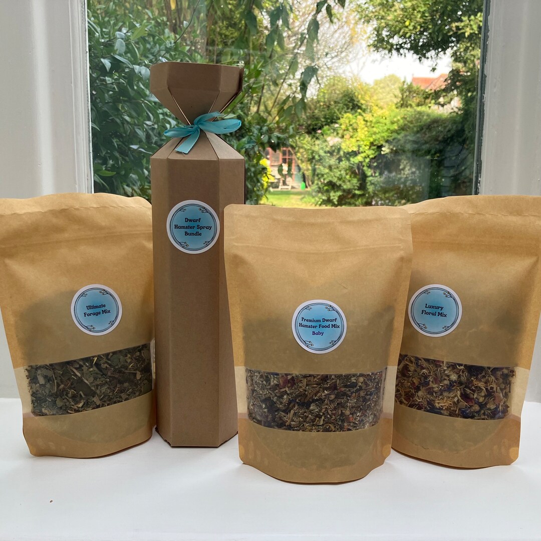 Complete Hamster Food and Forage Bundle – Including Food Mix, Sprays ...