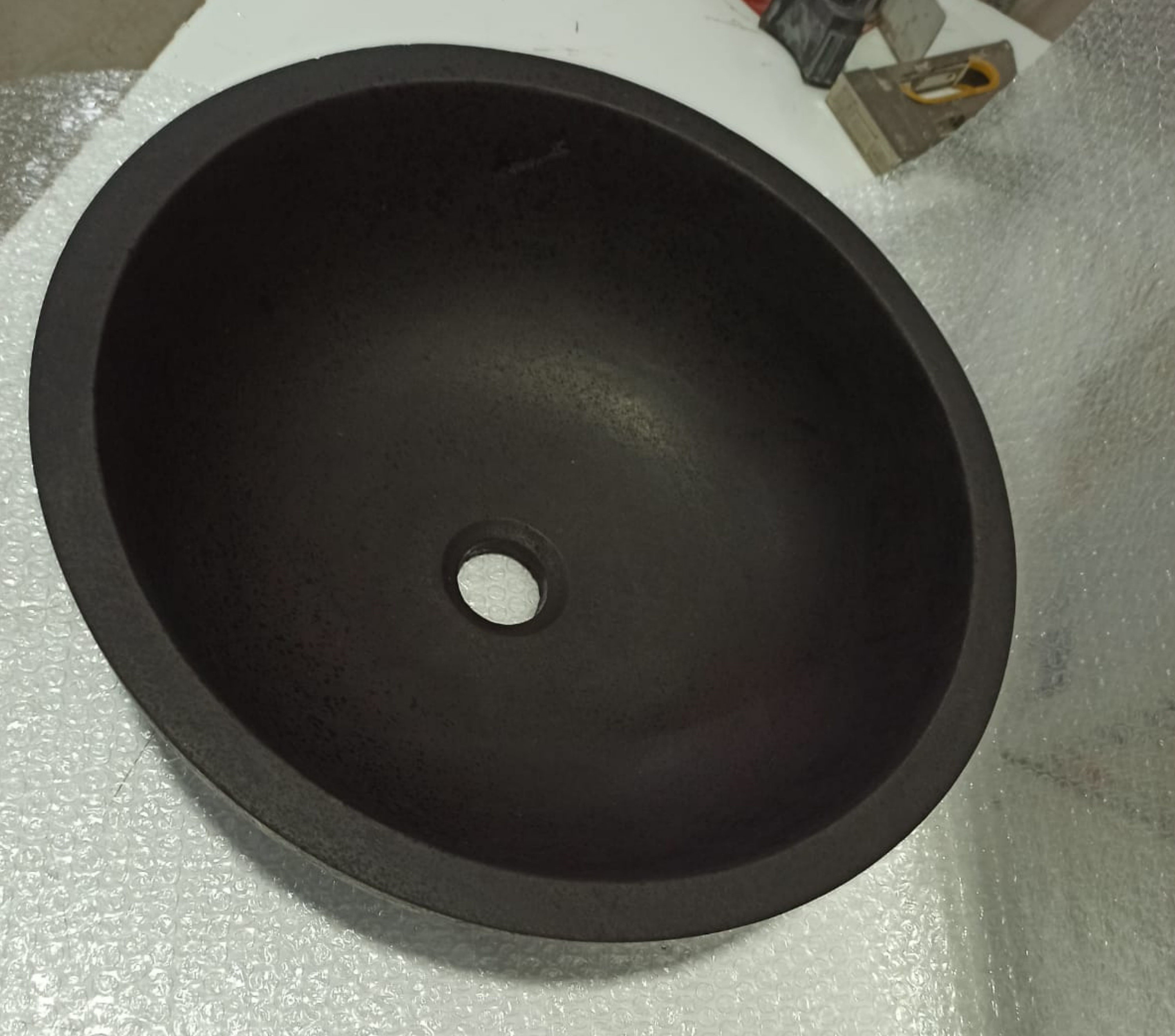 Basalt Marble Sink, Basalt Sink, Bathroom Decor, Black Marble Sink ...