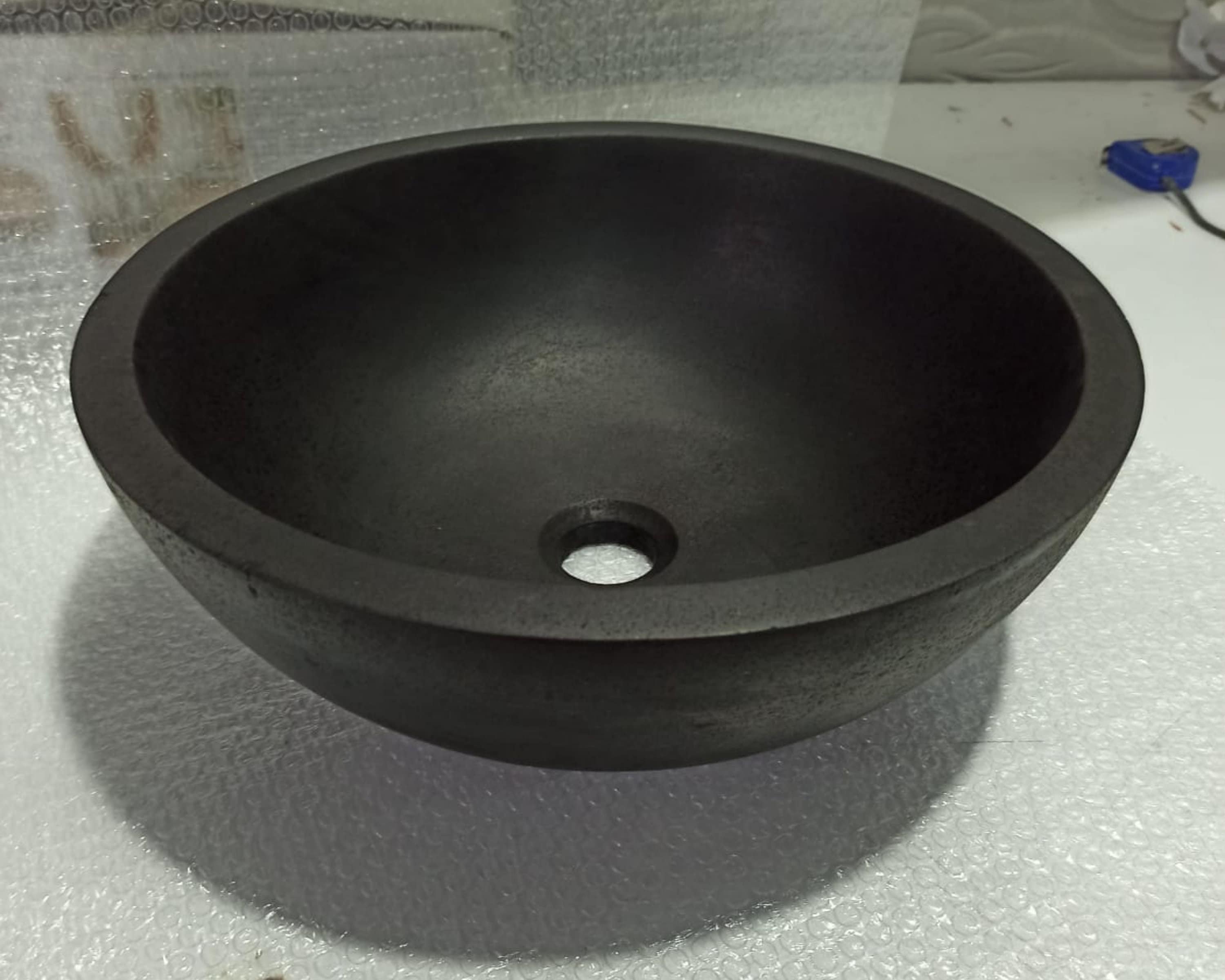 Basalt Marble Sink, Basalt Sink, Bathroom Decor, Black Marble Sink ...