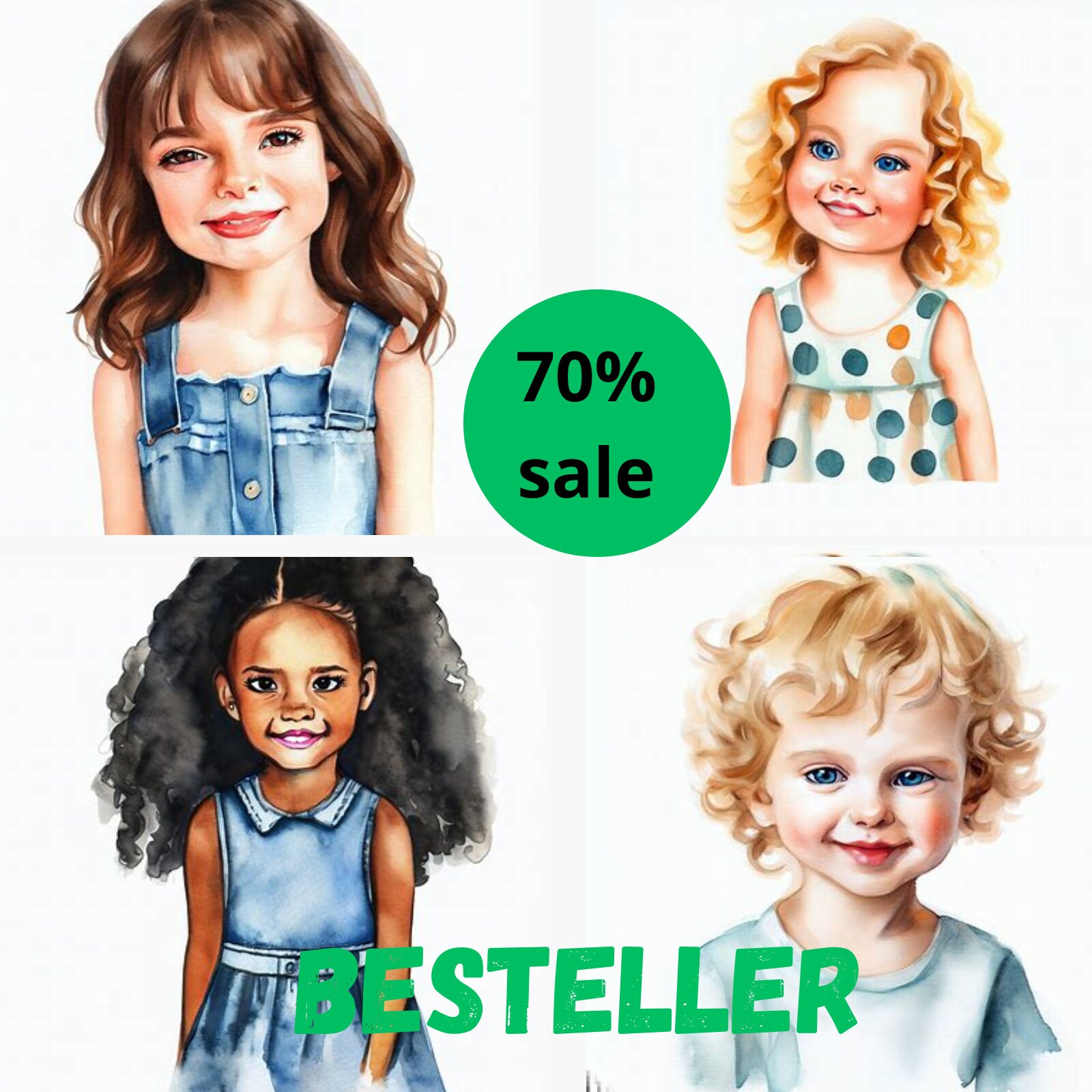 1. Drawing of the Future Baby, Drawing in Watercolor. Artistic Psychic ...