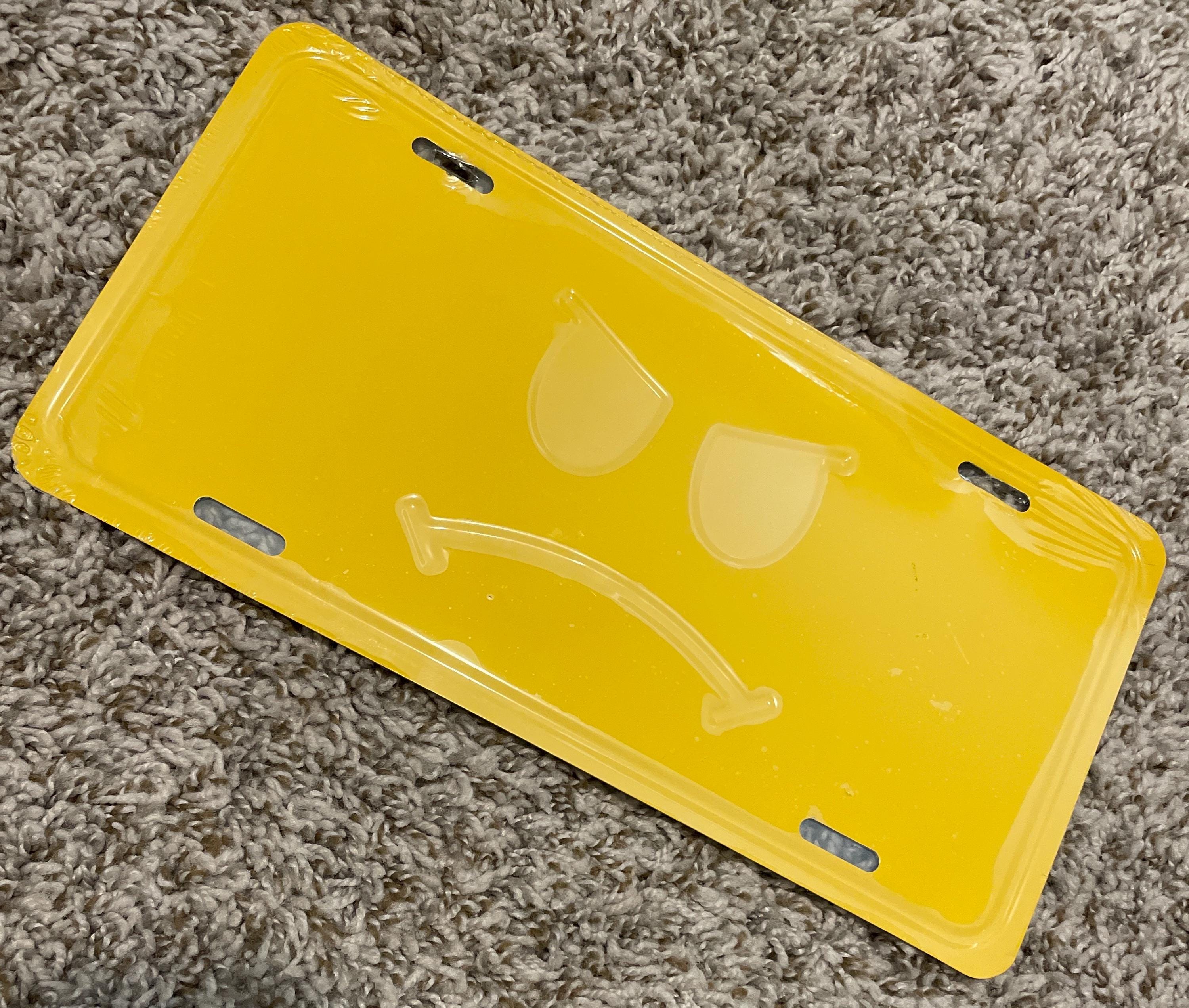 Angry Emoji License Plate - Etsy