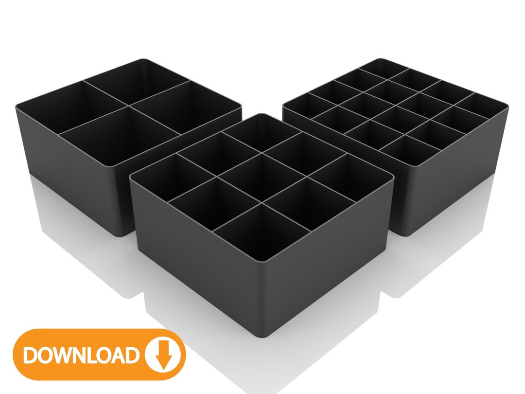 3D Printable STL Files Minimalist Desk Organizers Set Pens, Markers ...