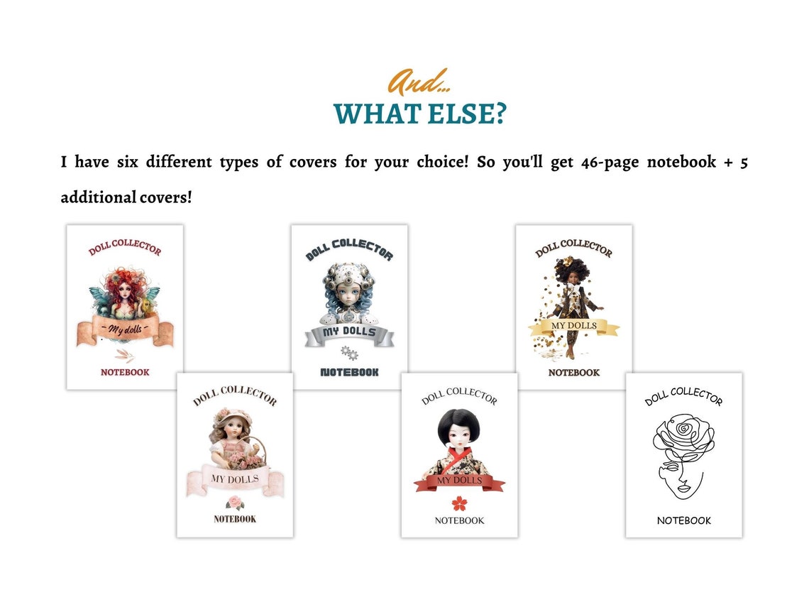 Printable Doll Collector's Notebook PDF Comprehensive 46-page Guide for ...