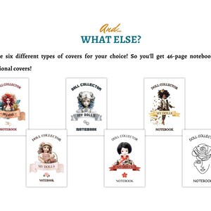 Printable Doll Collector's Notebook PDF | Comprehensive 46-page Guide ...