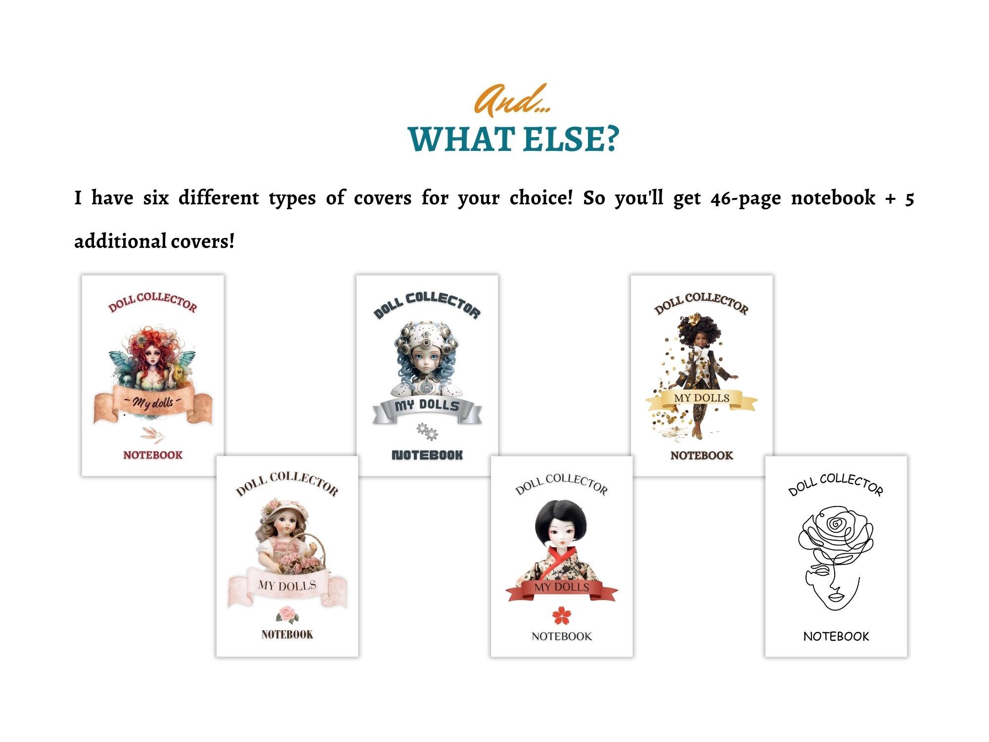 Printable Doll Collector's Notebook PDF | Comprehensive 46-page Guide ...