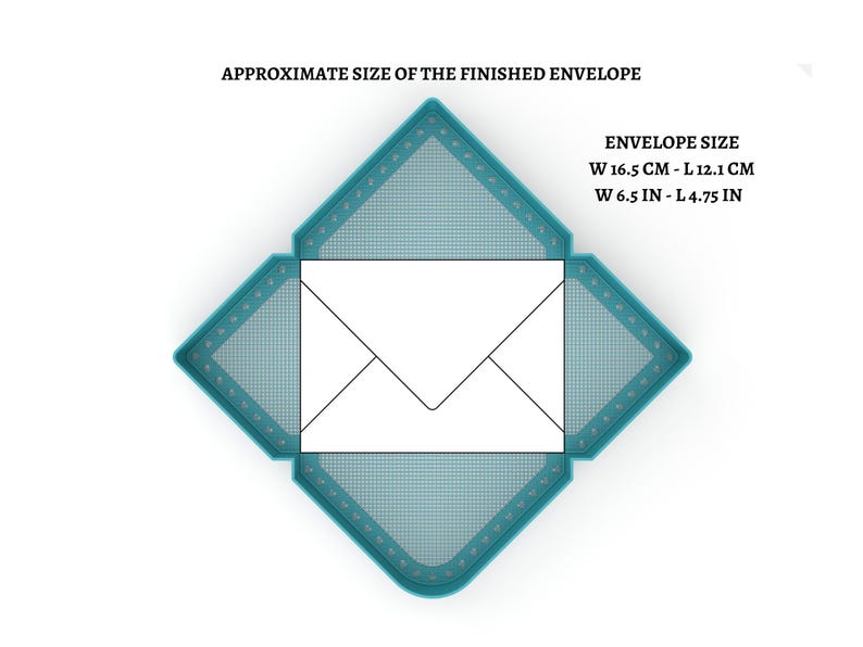 Envelope-shaped Paper Making Mould and Deckle - A6 Size - 6.5"x4.75 ...