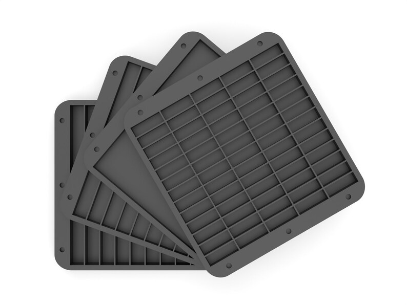 Minimalist Stackable Artist Pastel Boxes Set With Magnetic Lid 3D ...