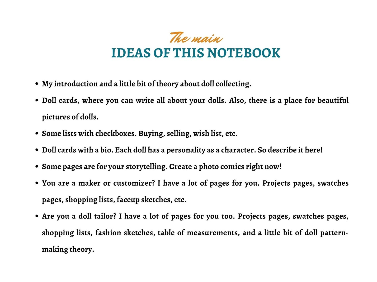 Printable Doll Collector's Notebook PDF Comprehensive 46-page Guide for ...