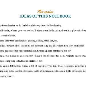 Printable Doll Collector's Notebook PDF | Comprehensive 46-page Guide ...