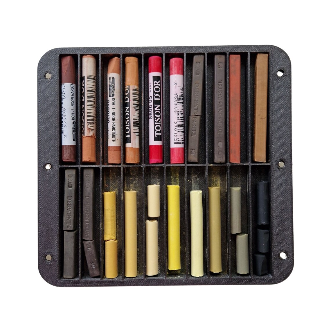 Minimalist Stackable Artist Pastel Boxes Set With Magnetic Lid 3D ...