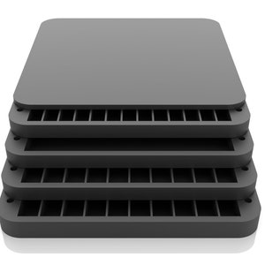 Minimalist Stackable Artist Pastel Boxes Set With Magnetic Lid - STL ...