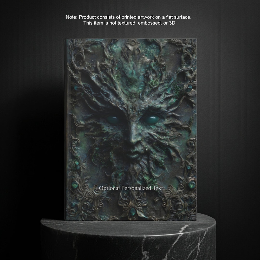 Eldritch Forest Spirit Journal - Gothic Green Man Notebook With ...