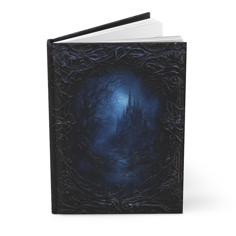 Moonlit Gothic Castle Journal - Elegant Hardcover Diary for Writing - Etsy