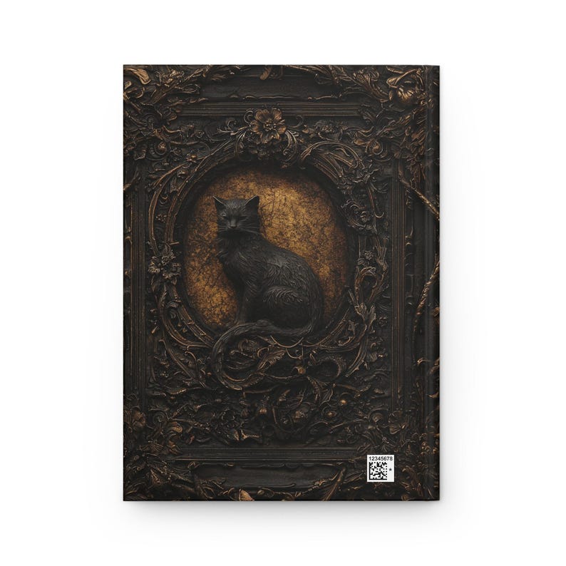Antique Gothic Black Cat Journal - Vintage-inspired Notebook With ...