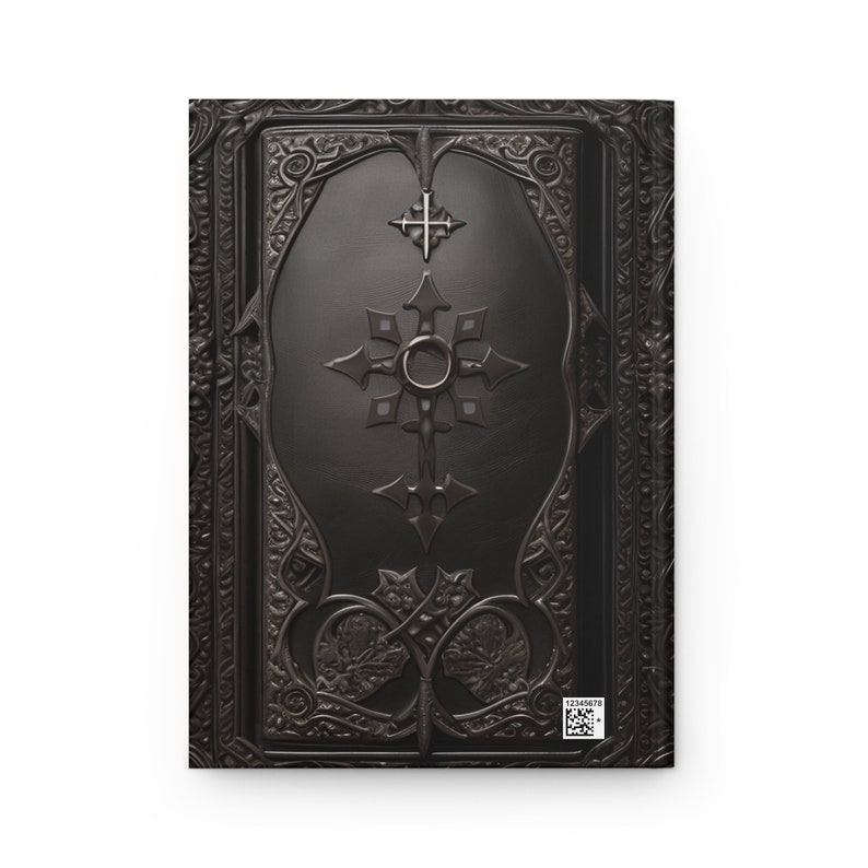 Gothic Cross Hardcover Notebook Dark Elegant Journal for Writing and ...