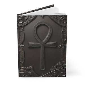 Ankh Hardcover Notebook – Egyptian Key of Life Design Journal for ...