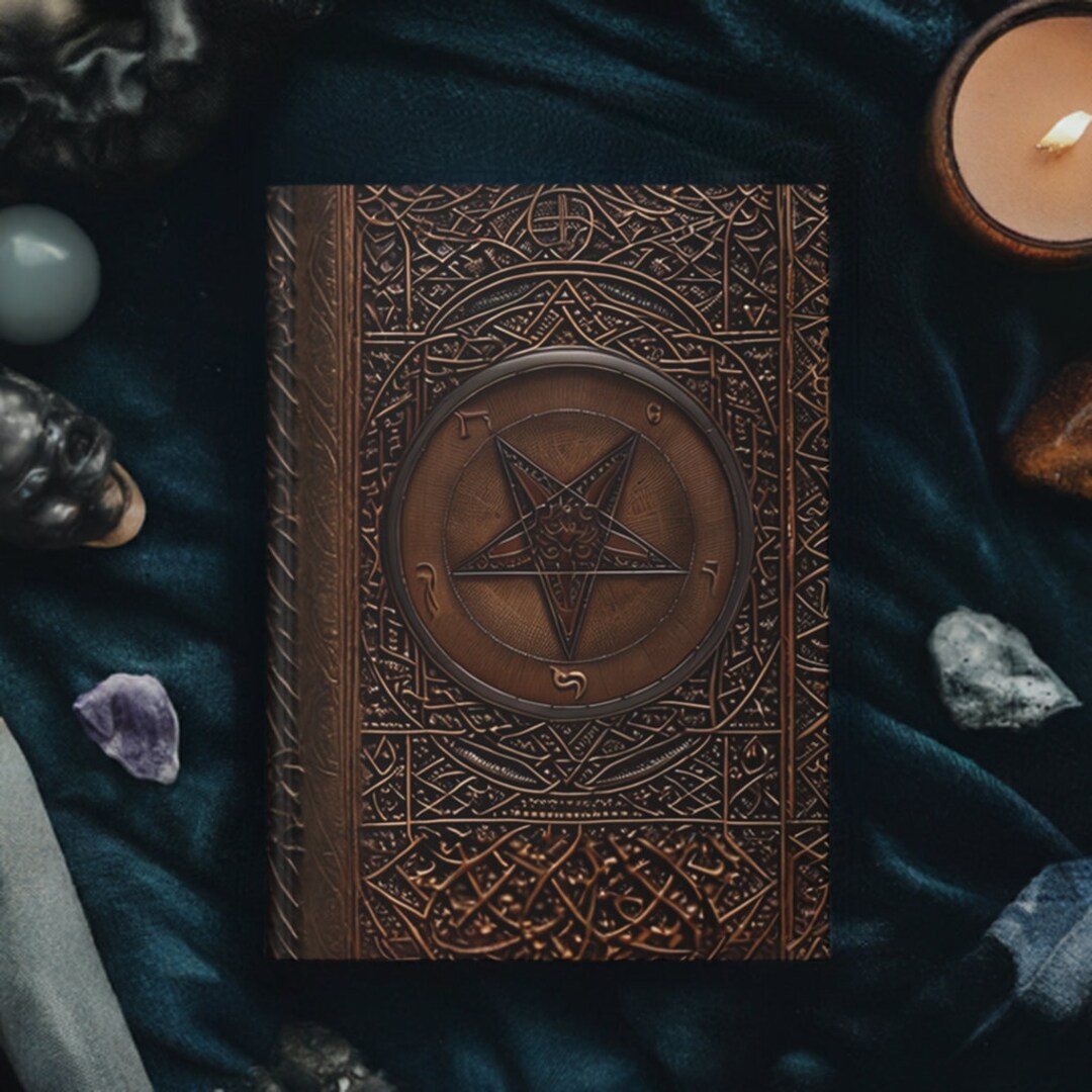 Baphomet Hardcover Notebook Occult Magick Journal for Spell Book of ...